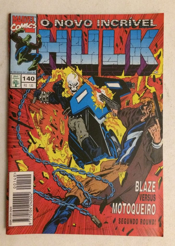 Incrível Hulk nº 140 – Ed. Abril 1995 – Loja Corsária
